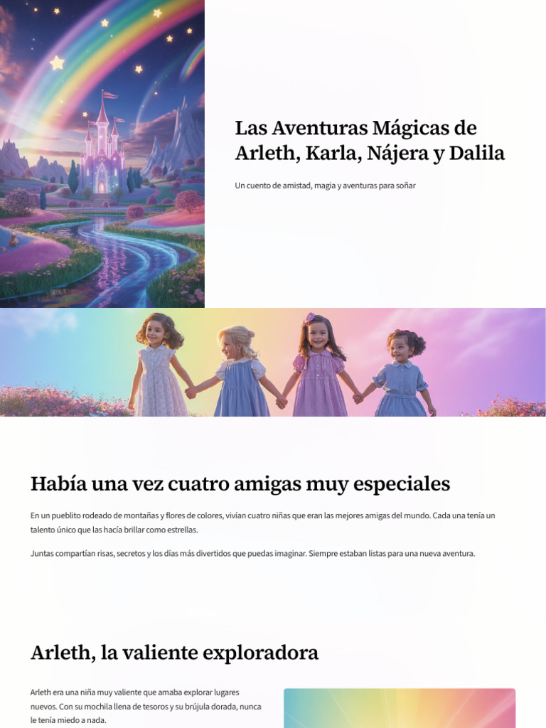 Las Aventuras Magicas de Arleth Karla Najera y Dalila | PDF