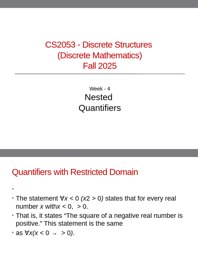 Discrete Structures - 04 | PDF | Formalism (Deductive) | Mathematical ...