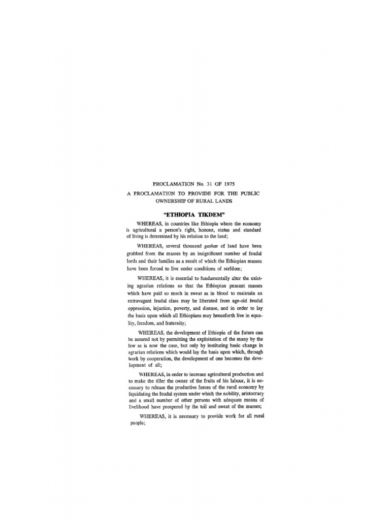 31 - 75 Proclamation 31 - 75 | PDF