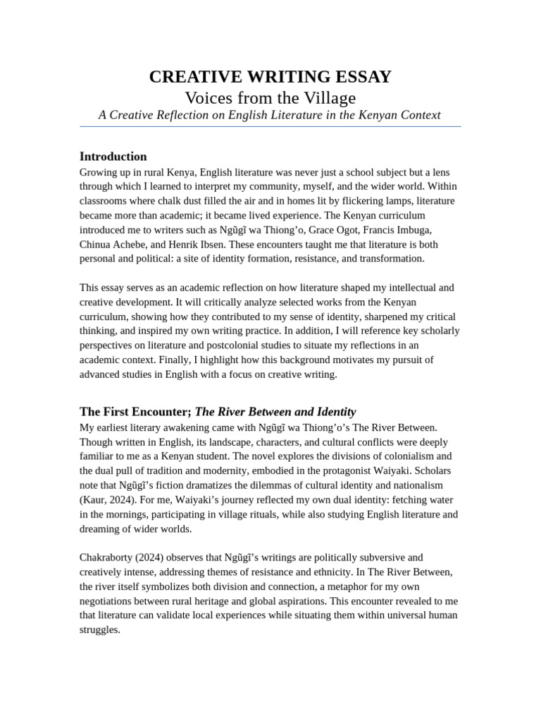 Academic Writing Sample Mercy Jelimo | PDF | Critical Thinking ...