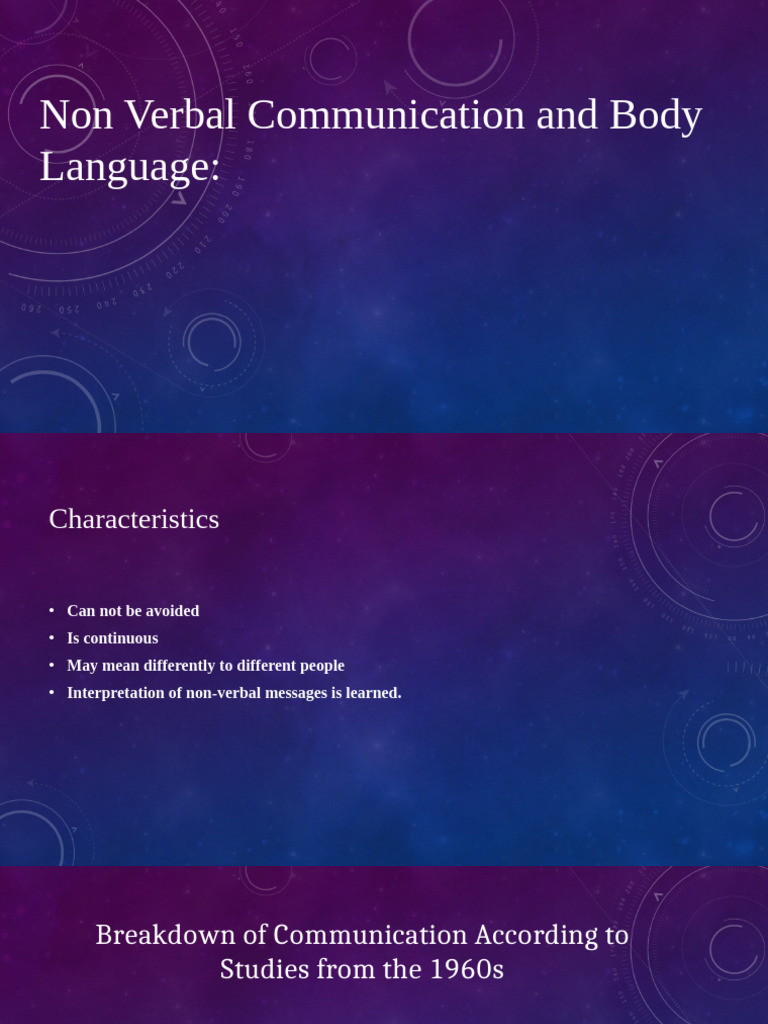 Understanding Nonverbal Communication | PDF | Nonverbal Communication ...