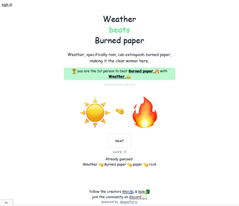 What Beats Rock Game | PDF