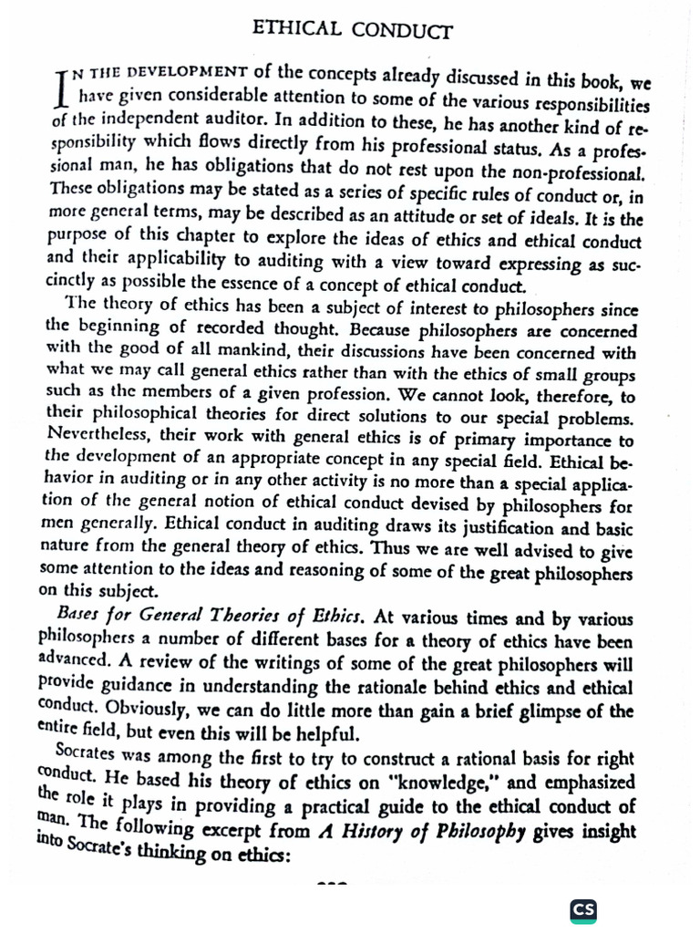 Auditor Ethics | PDF