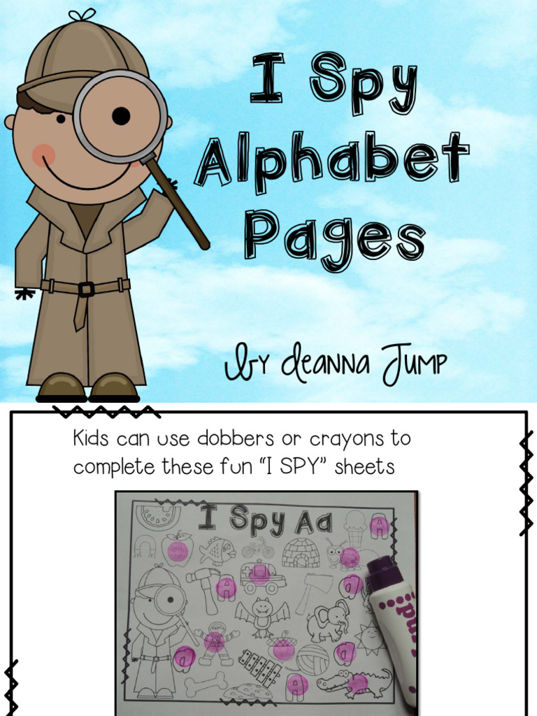 I Spy Alphabet Pages: by Deanna Jump | PDF