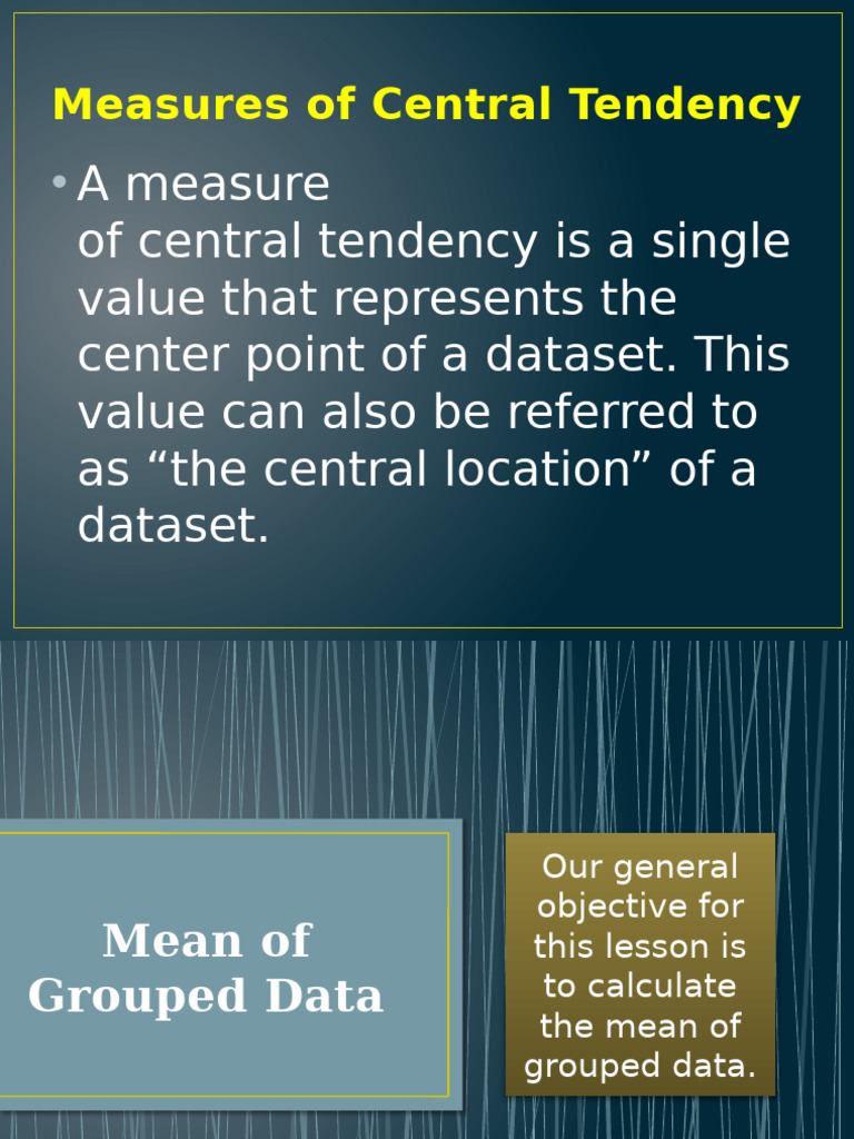 Mean Median and Mode of GD 2 | PDF | Mean | Summation