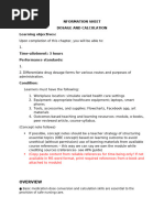 Clexane Dosage Calculation by Weight | PDF