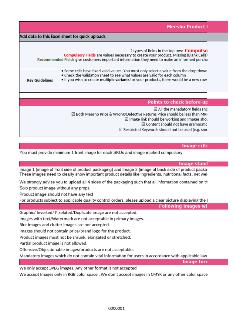 Prefilled Template 41454 10018 MeeshoTemplate | PDF | Bracelet