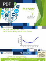 Murdock's Serial Position Curve Study Overview | PDF | Long Term Memory ...