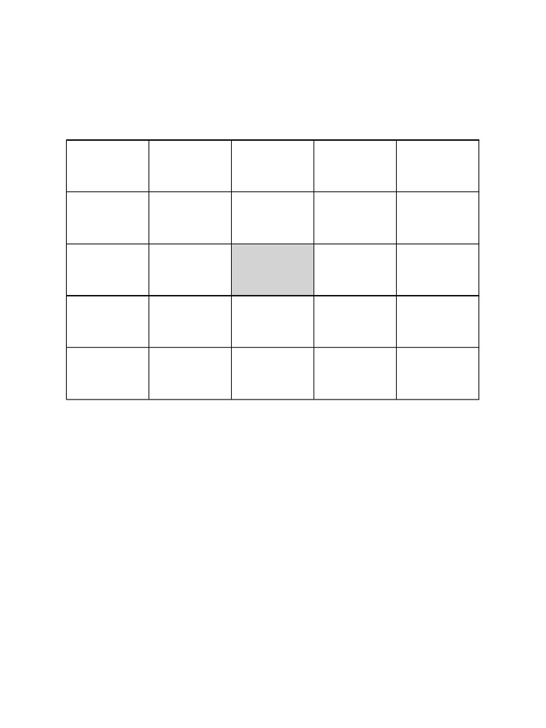 Bingo Thoi Quen Hoc Tap | PDF