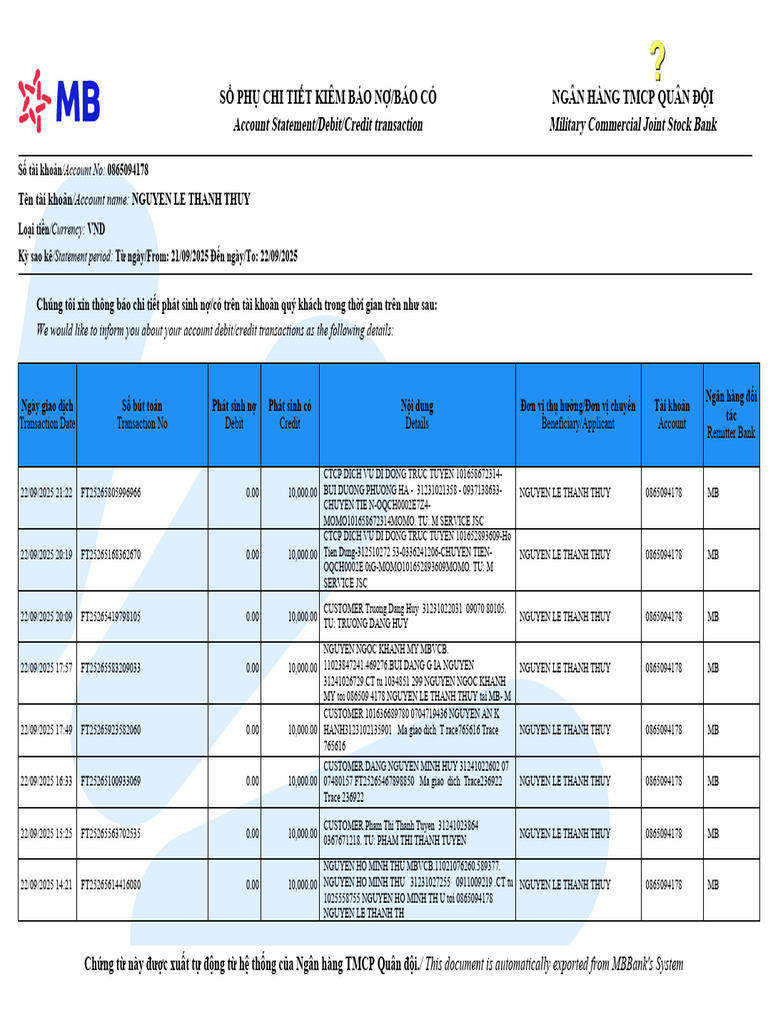 Transaction History | PDF