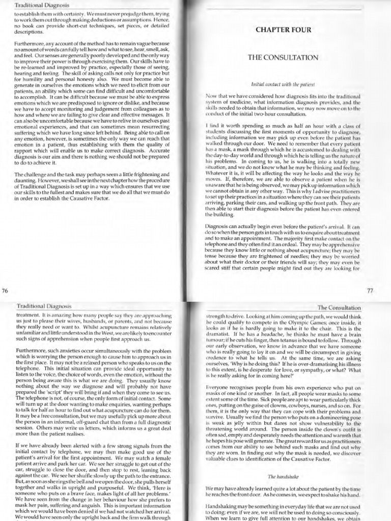 J.R. Worsley - Traditional Acupuncture. Vol. 2. Traditional Diagnosis ...