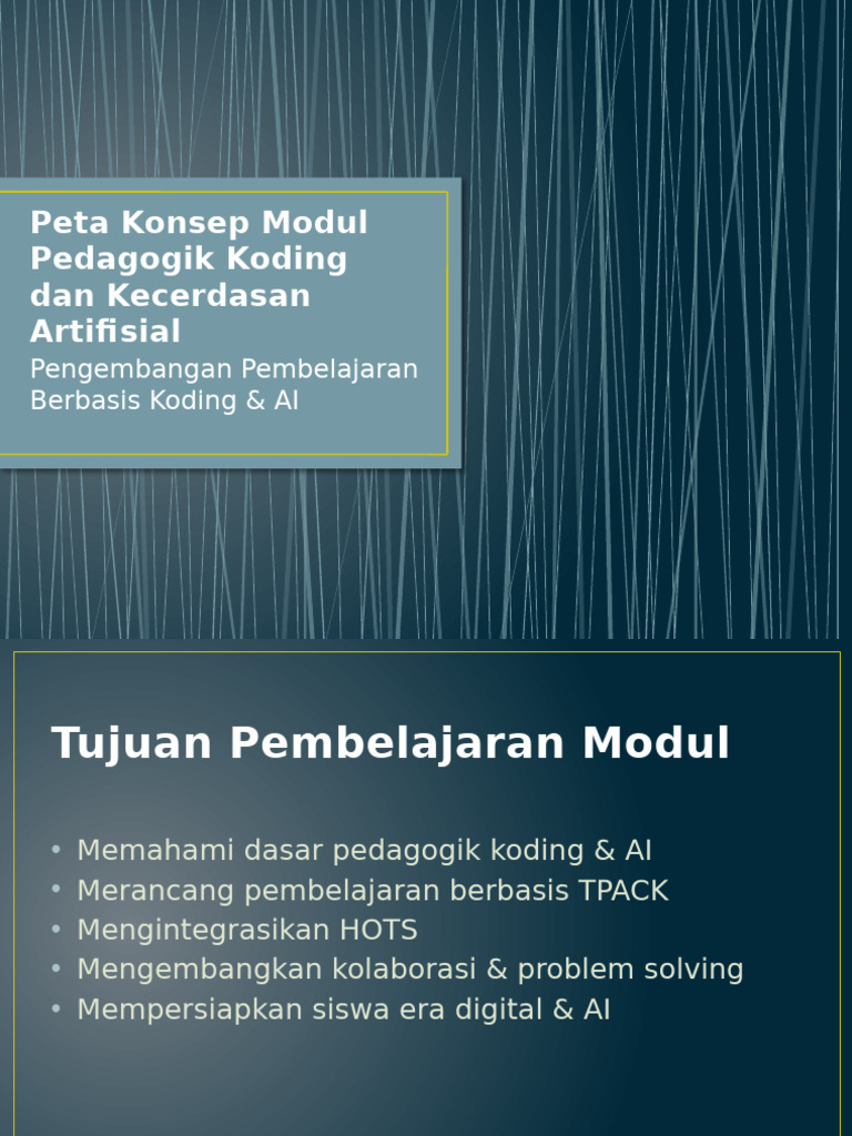 Peta Konsep Pedagogik Koding Ai | PDF