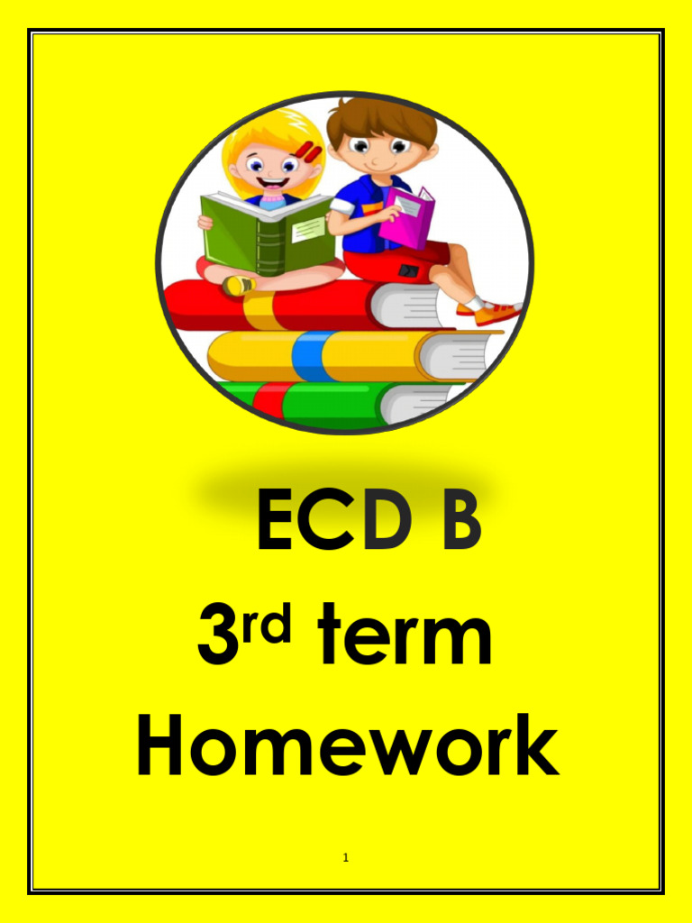 Best Ecd B 3rd Term Homework Sample-1 | PDF