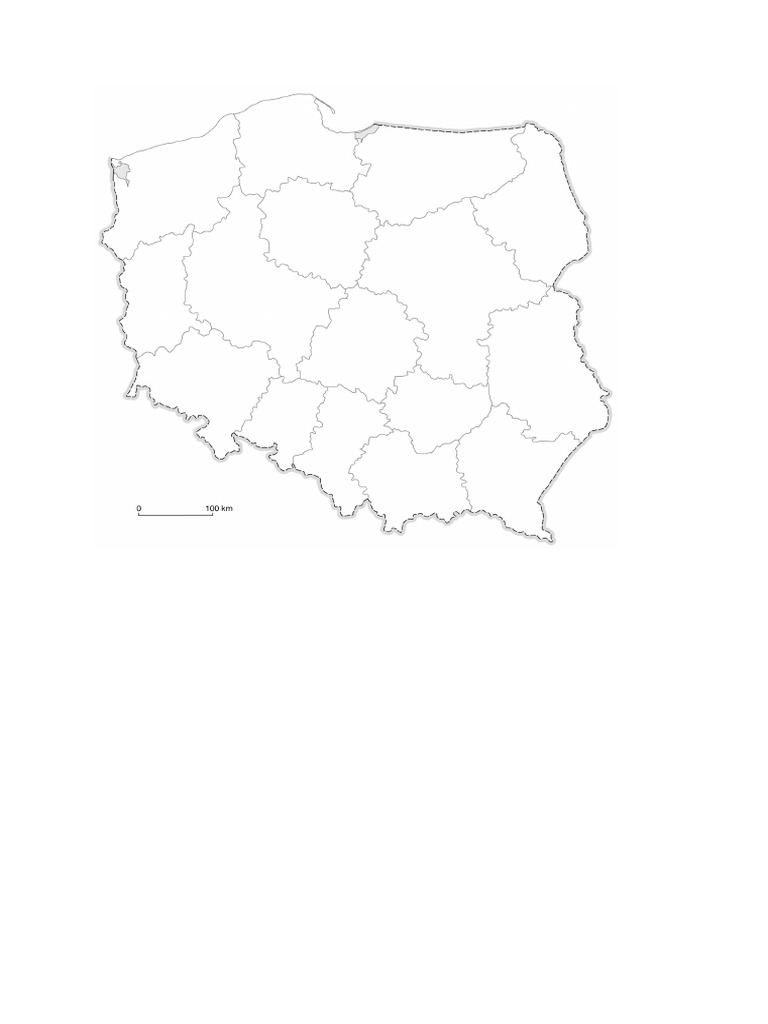 Mapa Konturowa Polski Kartogram | PDF