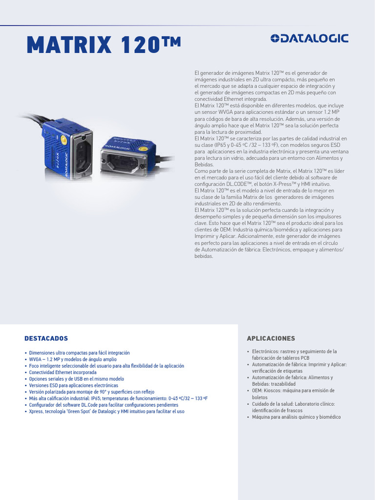 Generador de Imágenes 2D Matrix 120™ | PDF | Ingeniería Informática ...