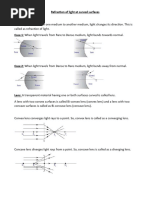 Ray Diagrams for Convex and Concave Lenses | PDF | Optics | Glass ...