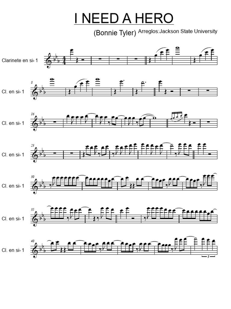 HERO CLARINETE 1 (1) Qwergergdffefassaefedawd | PDF