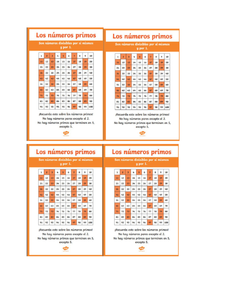 Números Primos | PDF