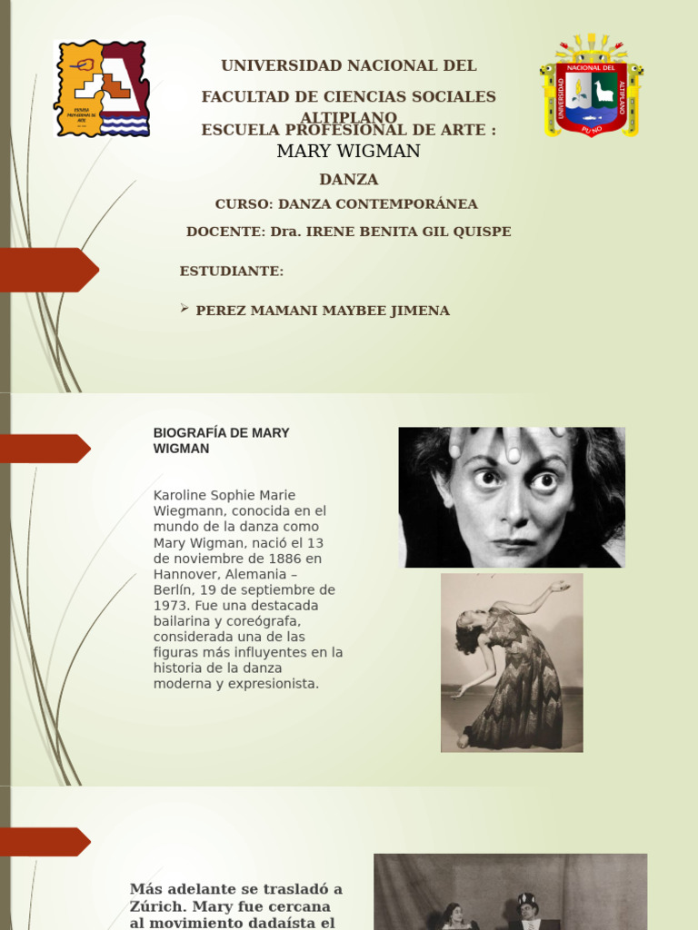 Mary Wigman Maybee | PDF