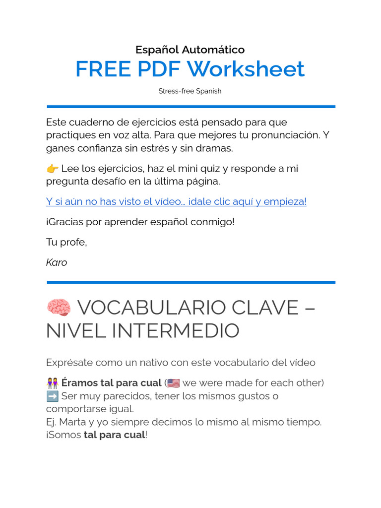Cómo Mejorar Tu Comprensión Auditiva en Español Con Historias | PDF