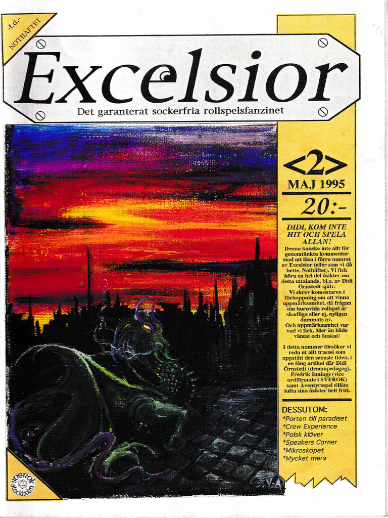 Excelsior Nr.2 - Maj 1995 | PDF