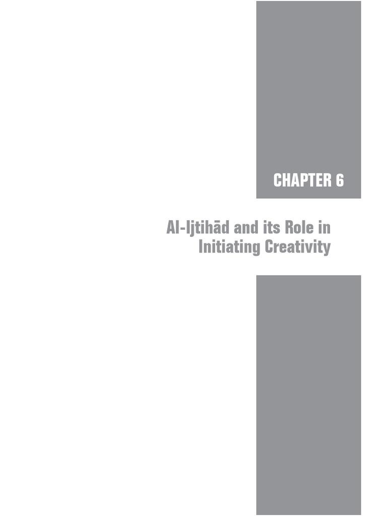 Ijtihad: Creativity in Islamic Thought | PDF | Hadith | God In Islam