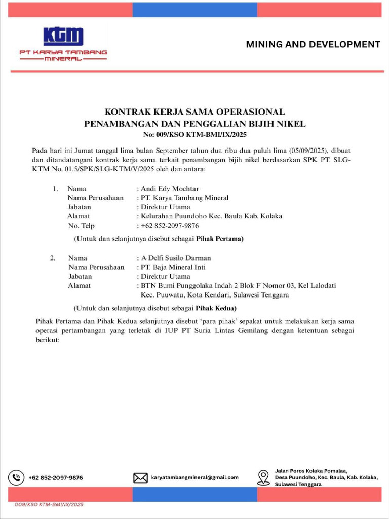 Draft Kso Ktm-Bmi | PDF