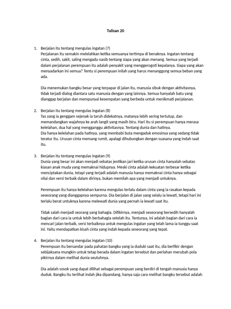 Tulisan 20 | PDF
