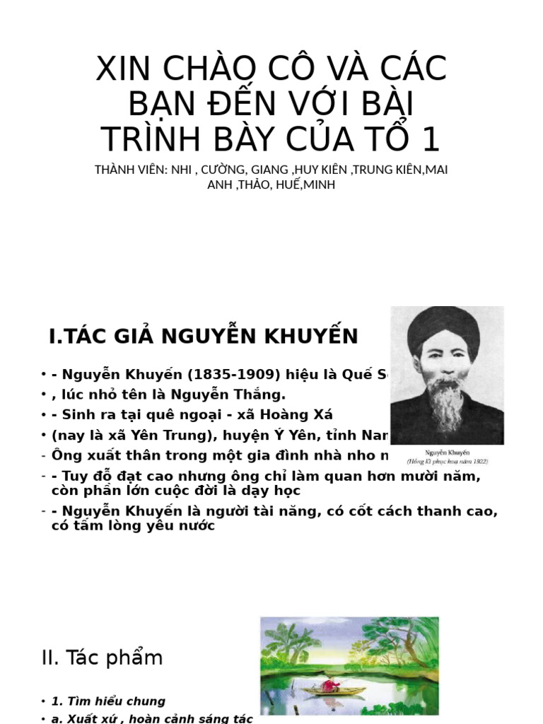 Xin Chào Cô Và Các Bạn Đến Với | PDF
