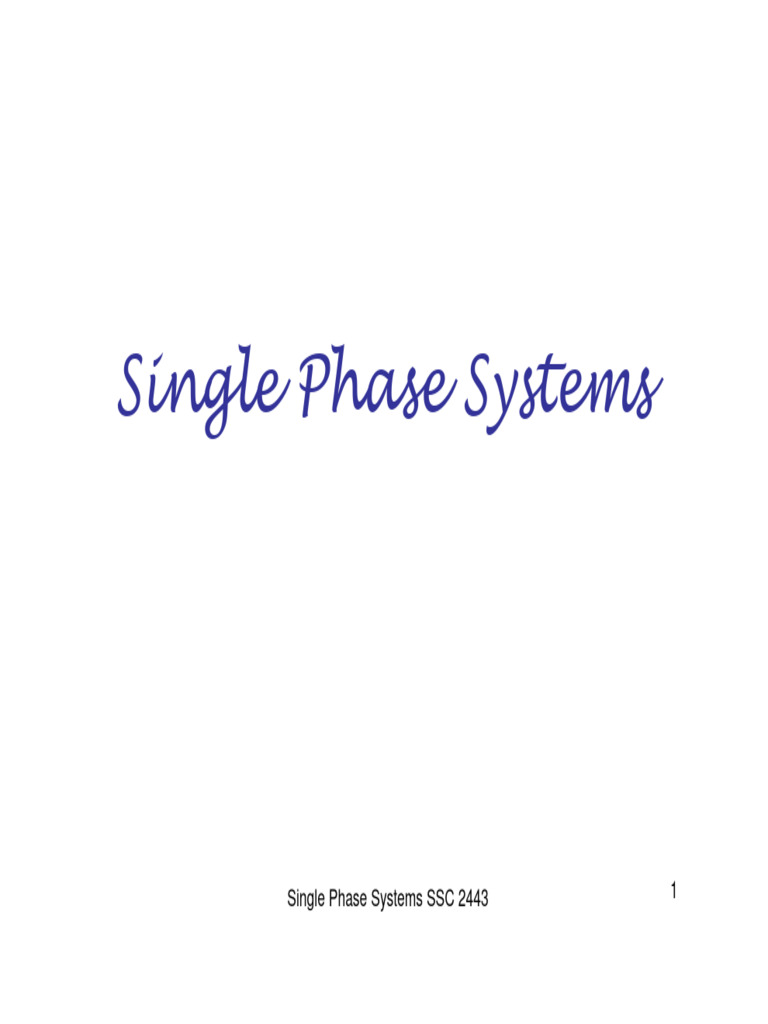 L9 Single Phase Systems | PDF | Gases | Density