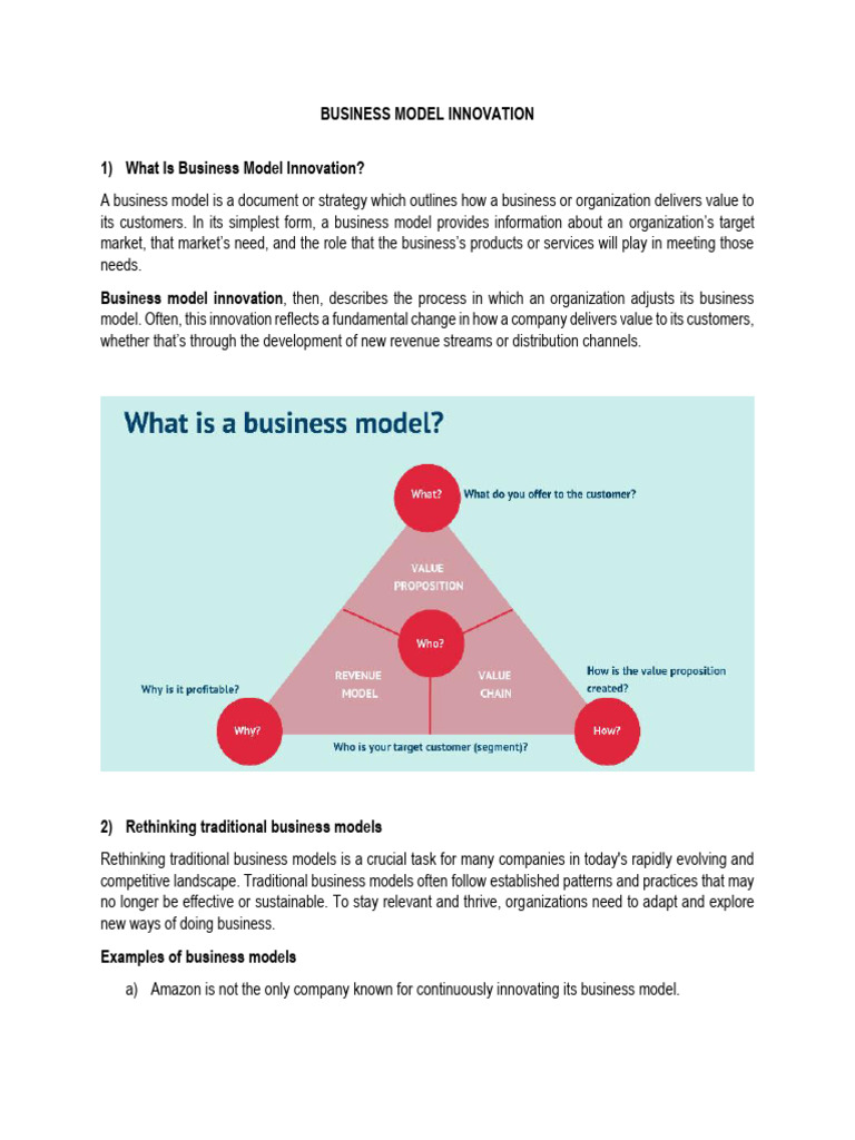 Business Model Innovation | PDF | Lean Startup | Startup Company
