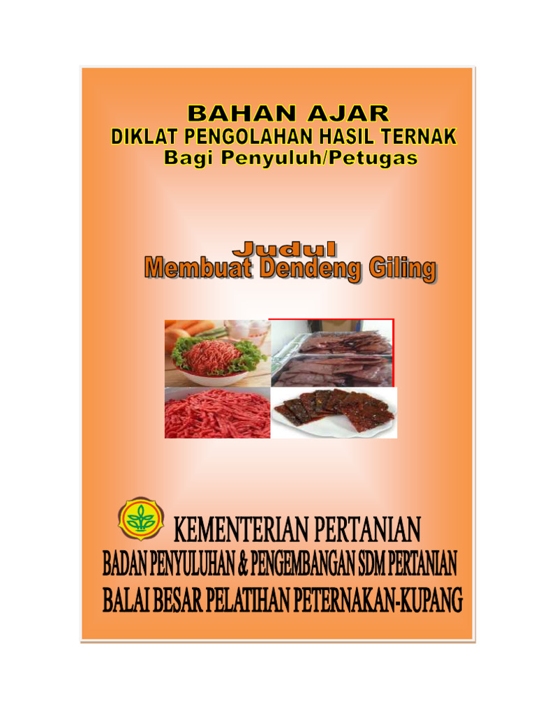 Membuat Dendeng Giling | PDF