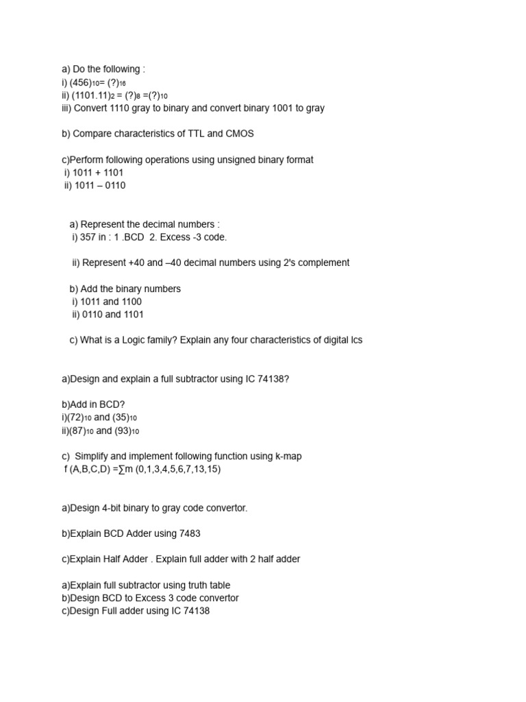 Deld Question Bank 25-26 | PDF