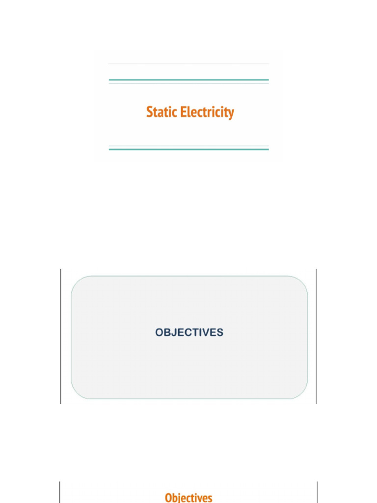 Static Electricity Viii | PDF