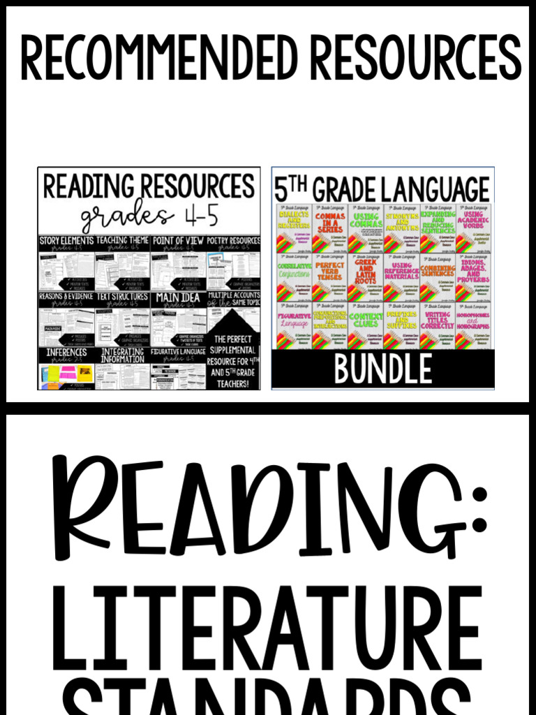 5th Grade Language Arts Resource Bundle | PDF | Phonics | Comma