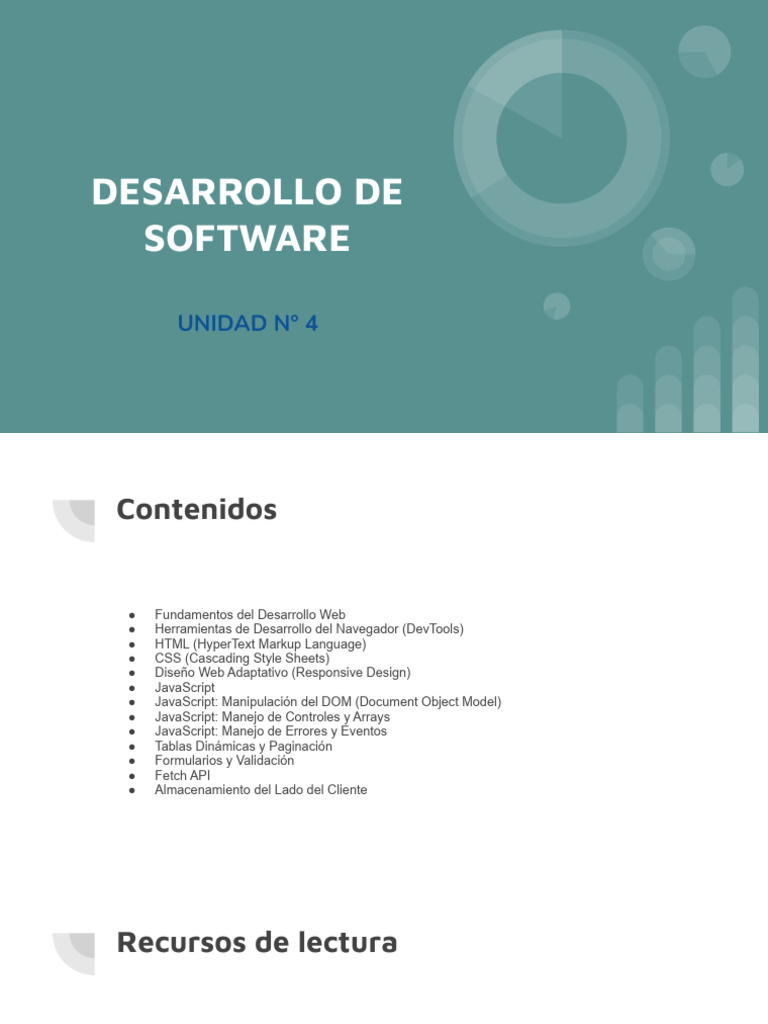 DSW2025 Unidad IV Completa | PDF | Script Java | Modelo de objeto de documento