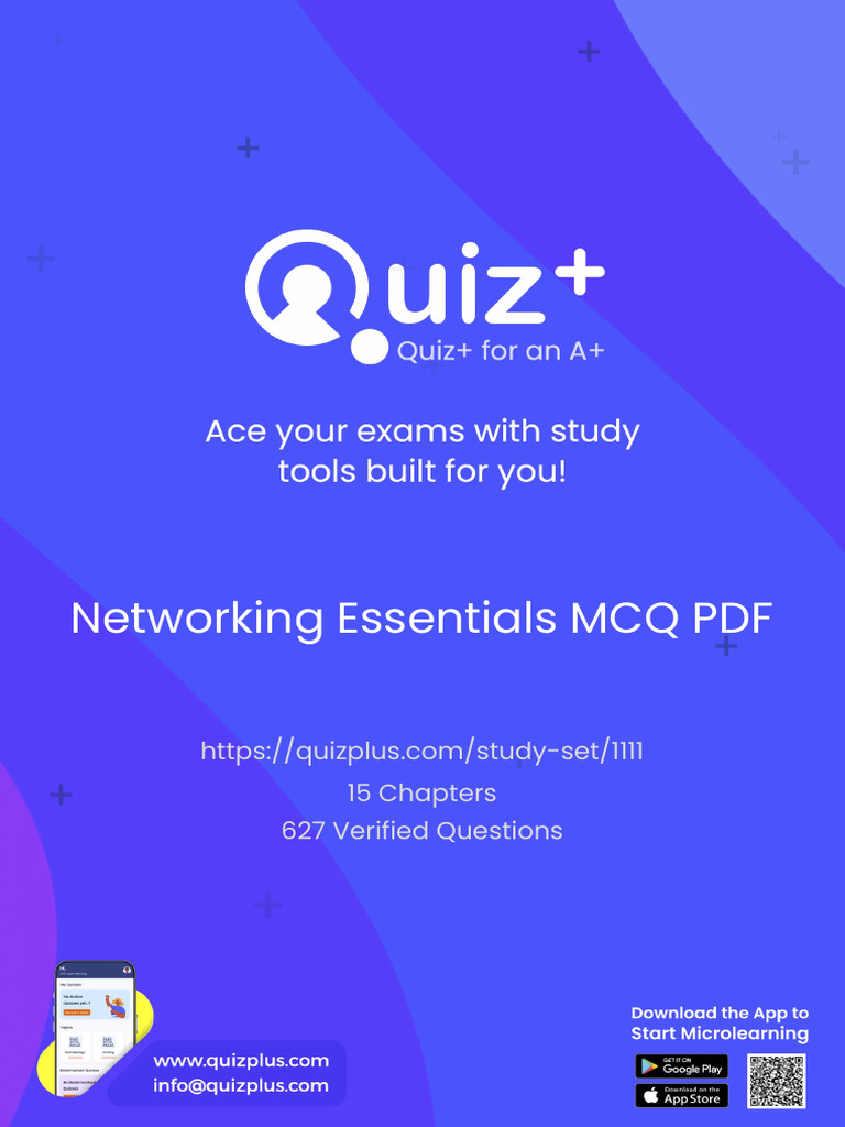 Networking Essentials MCQ Study Guide | PDF | Computer Network | Osi Model