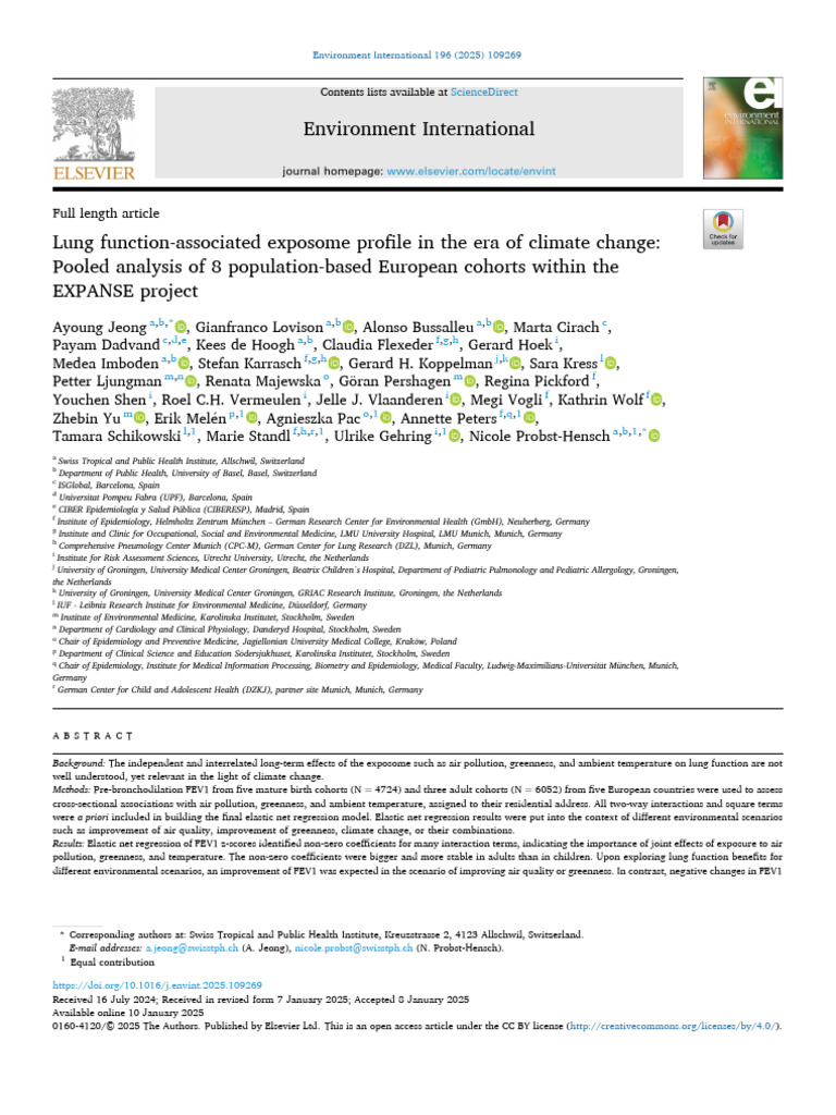 1-S2.0-S0160412025000200-Main | PDF | Standard Score | Regression Analysis