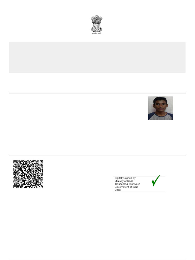 Driving Licence | PDF