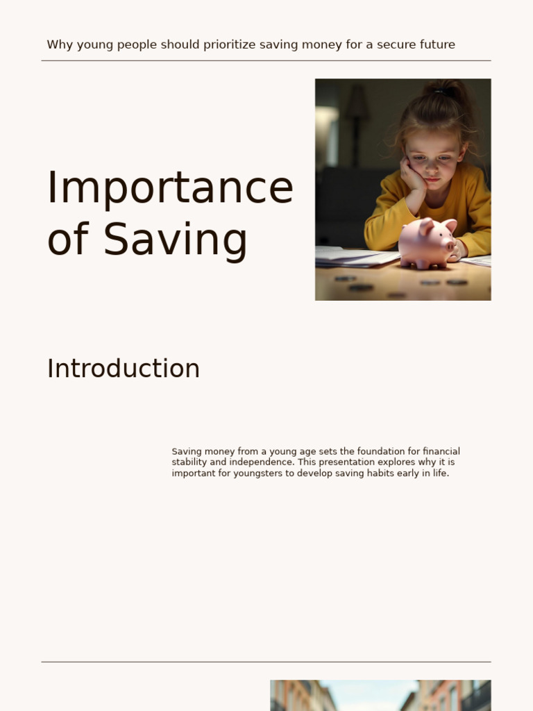 Importance of Saving | PDF | Wealth | Disciplines