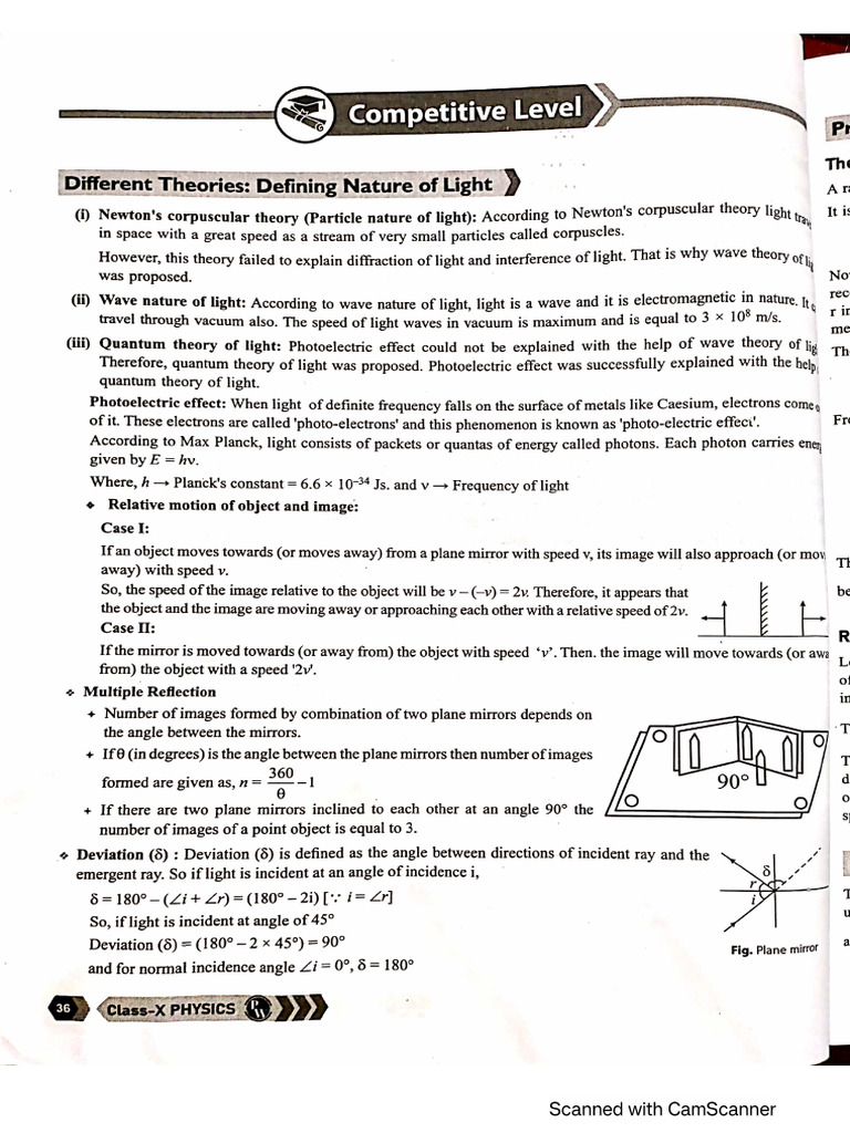 CH Light and Human Eye Competitive Portion | PDF