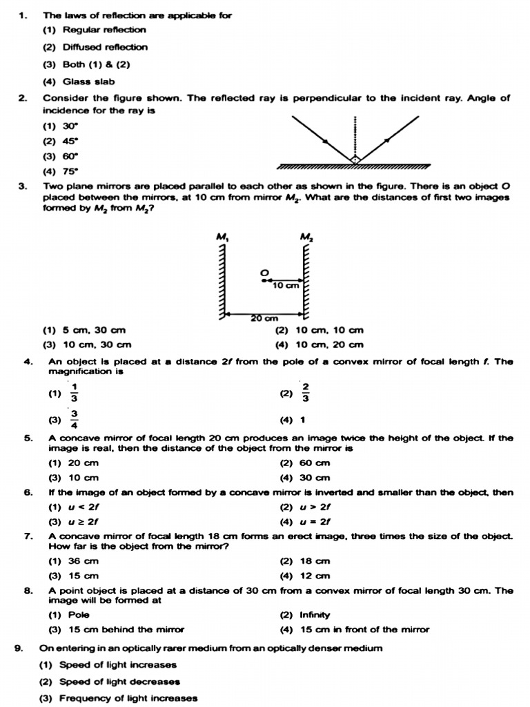 10th Light Numericals | PDF