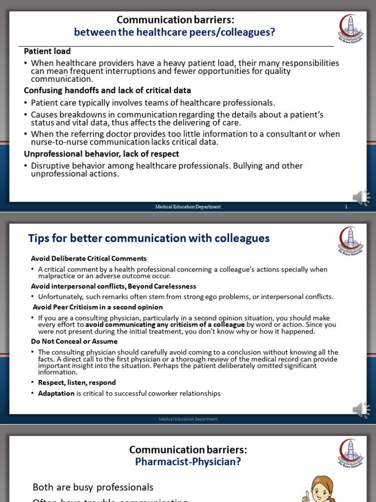 5-Challanges and Barriers Part 2 | PDF | Communication | Health Care