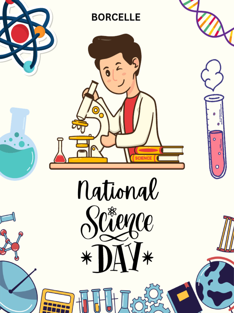 Beige Illustrative National Science Day Instgram Post | PDF