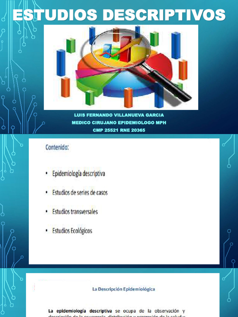 Unidad IV Tema 14 Estudios Descriptivos | PDF