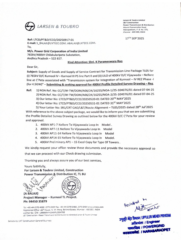 Details Survey Letter | PDF