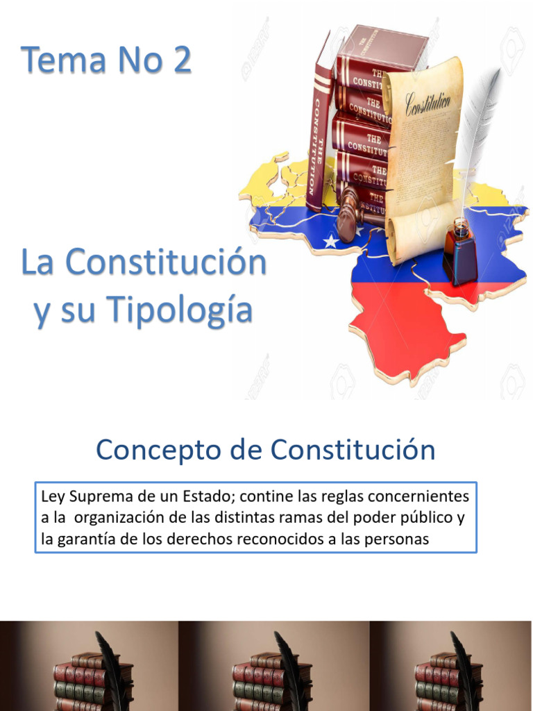 Tipos y Funciones de la Constitución | PDF | Constitución | Institución
