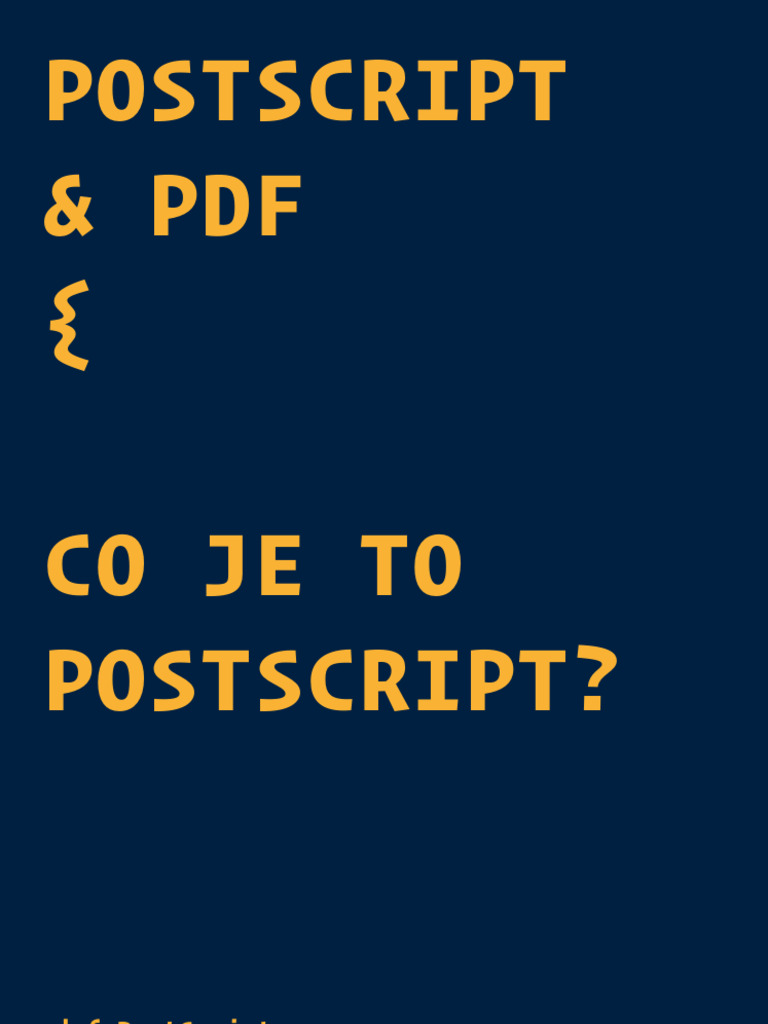 ZOT I 11-Postscript | PDF