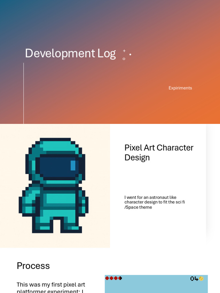 Pixel Art Game Development Log | PDF