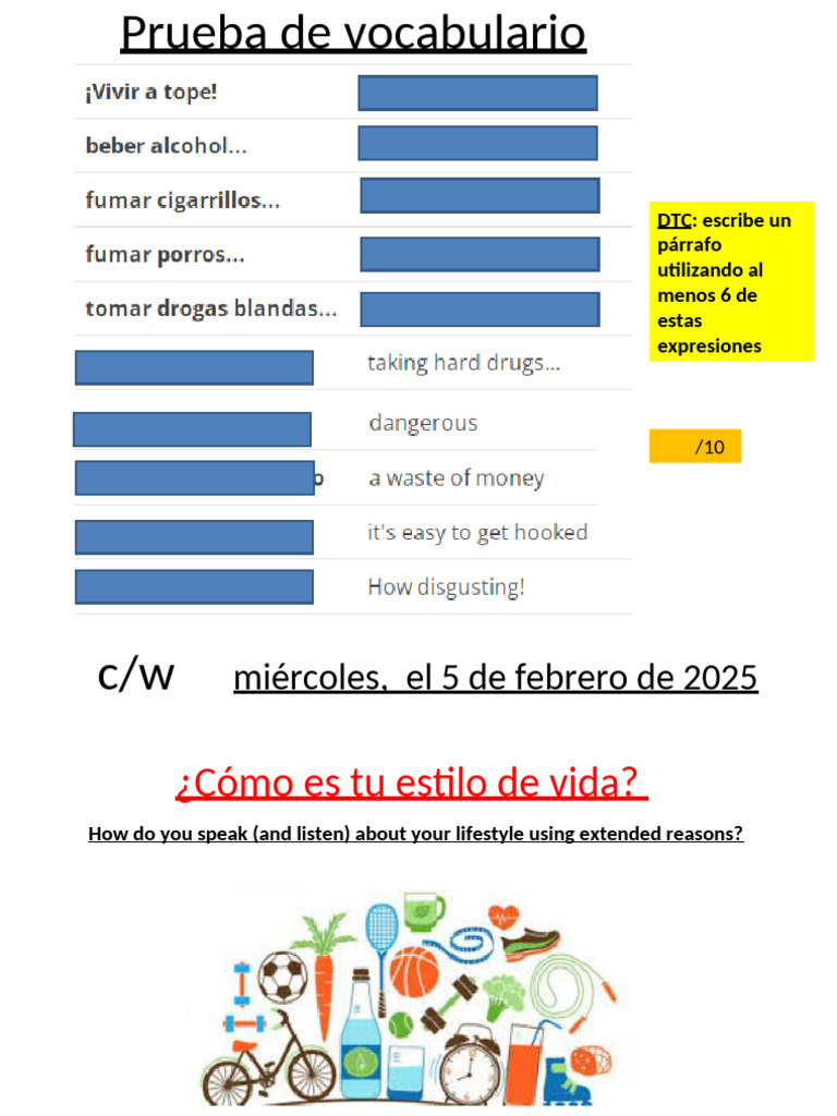 Tu Estilo de Vida Pp. 168-169 Wed 5 Feb | PDF